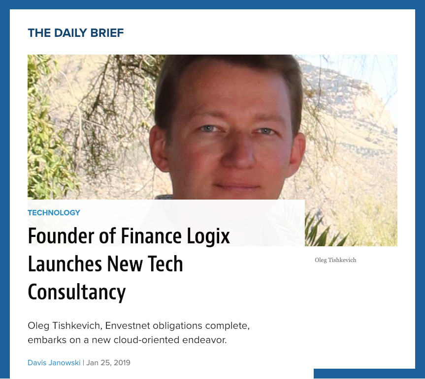 Founder of Finance Logix Launches New Tech Consultancy | INVENT®